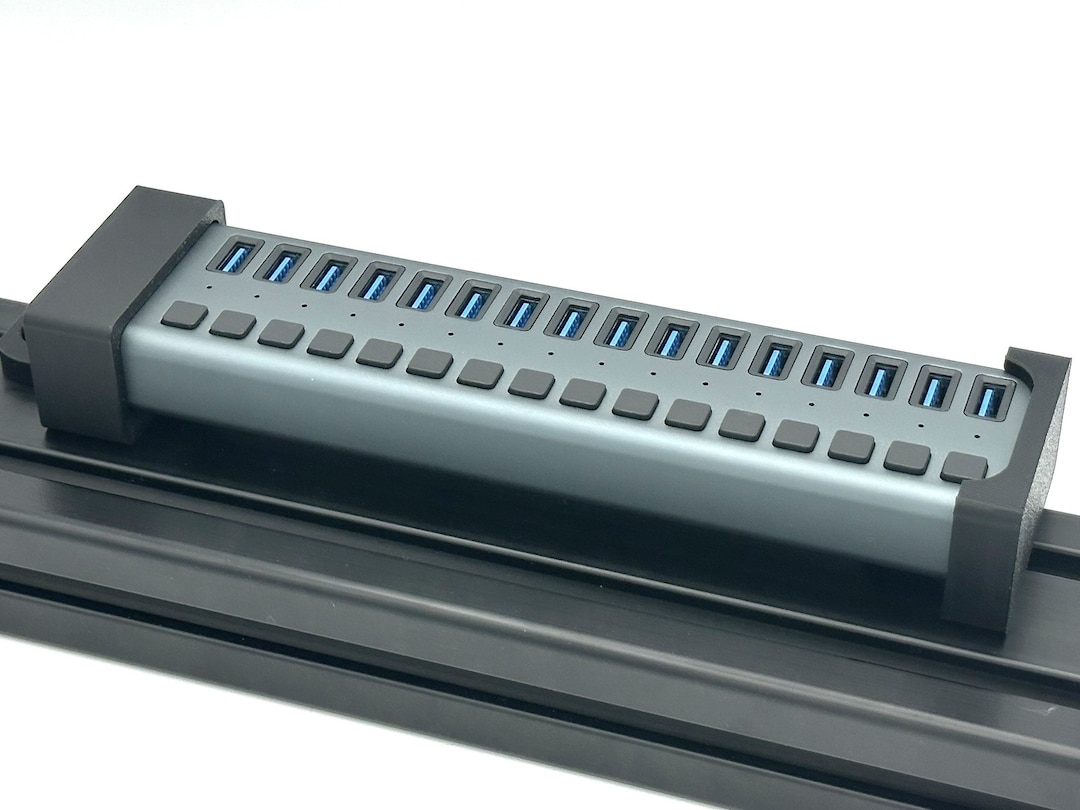 Sabrent 16 Sim Racing USB Hub Mount: 8020 Cockpits - Etsy