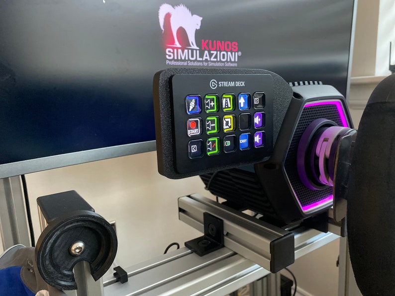 Streamdeck Mk2 Mount for Thrustmaster T818 Left Mount for - Etsy