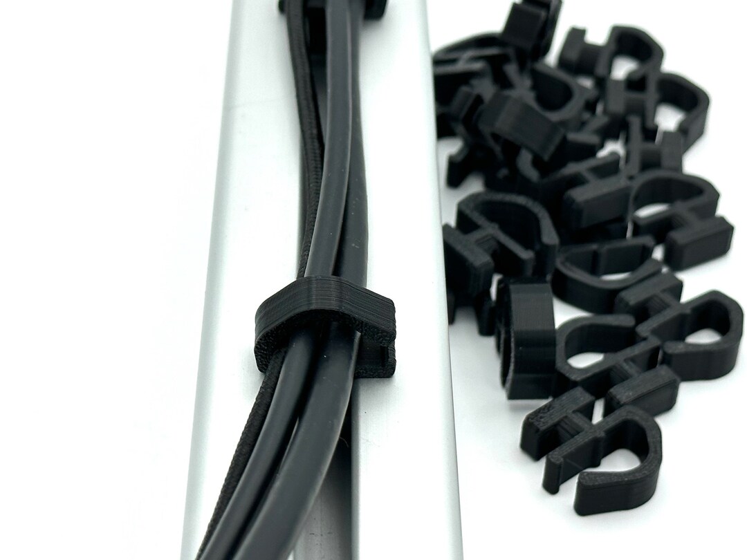 Round Cable Clips for Aluminium Profile Rig - Cable Management Sim ...
