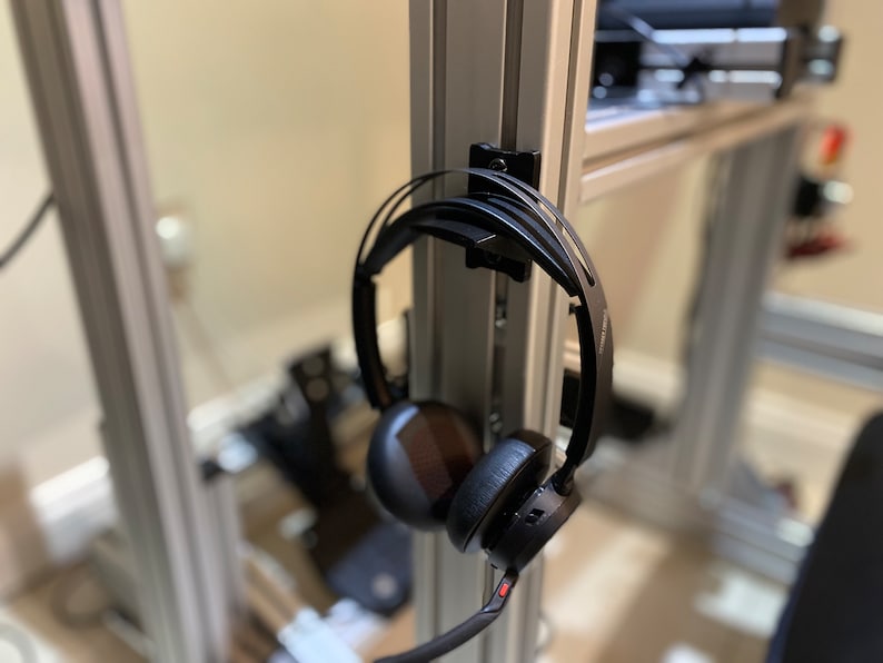 Headphone Holder for Aluminium Profile Sim Rigs Sim Racing - Etsy UK