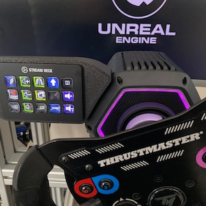 Streamdeck Mk2 Mount for Thrustmaster T818 - Left Mount for Stream Deck ...