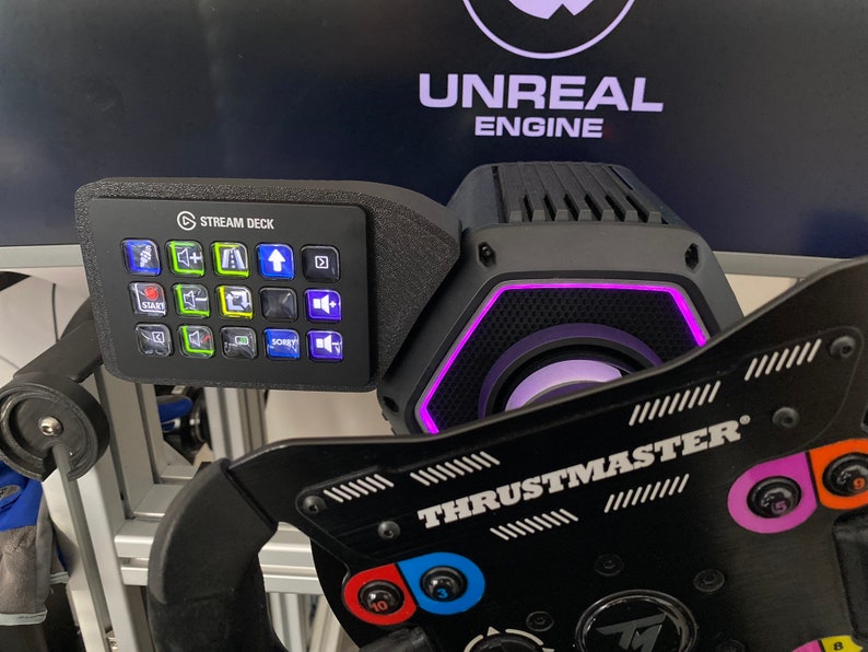 Streamdeck Mk2 Mount for Thrustmaster T818 Left Mount for - Etsy