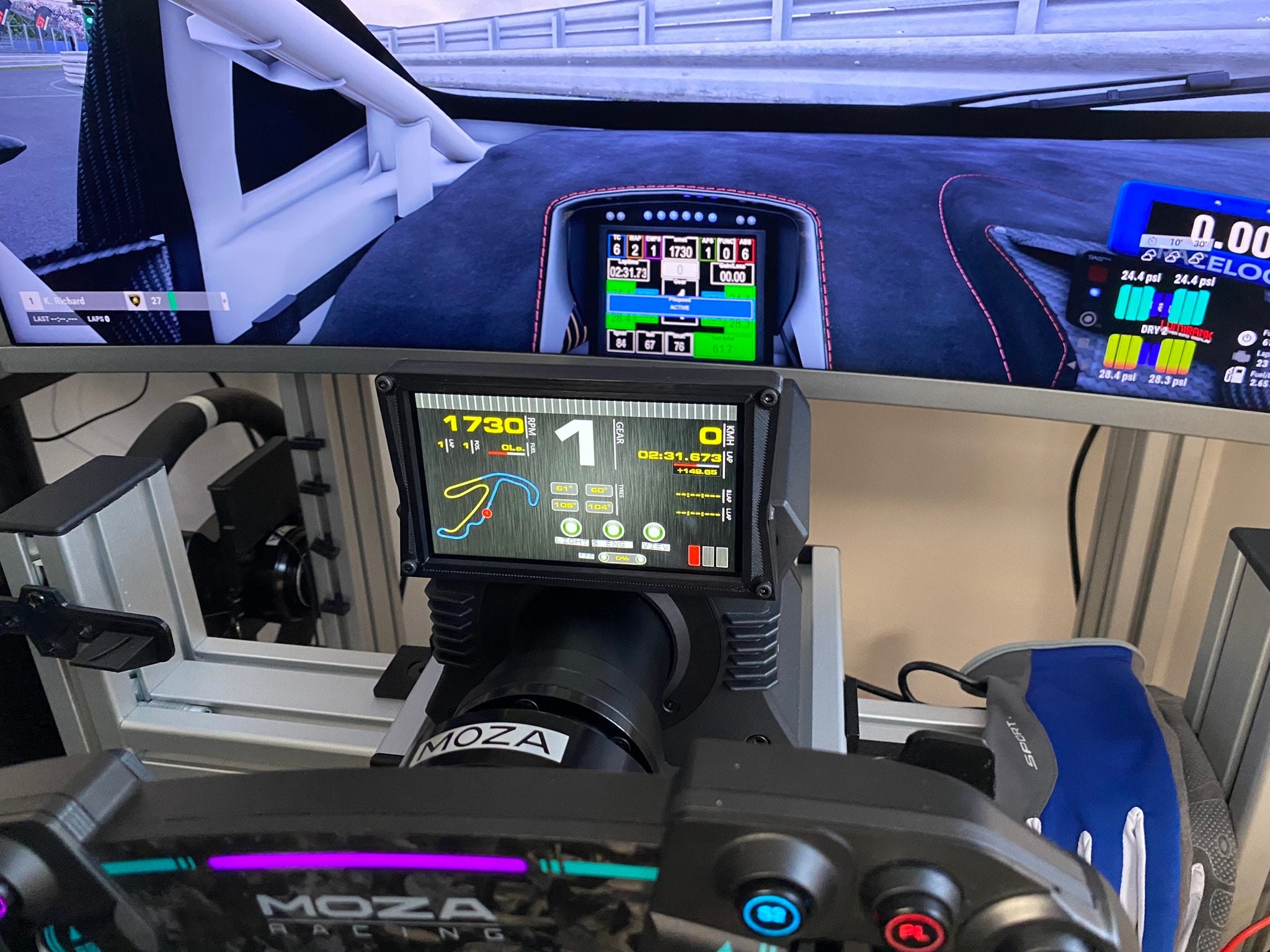 Full 5 Dashboard for MOZA Racing R9 and R5 DD Touchscreen - Etsy Australia