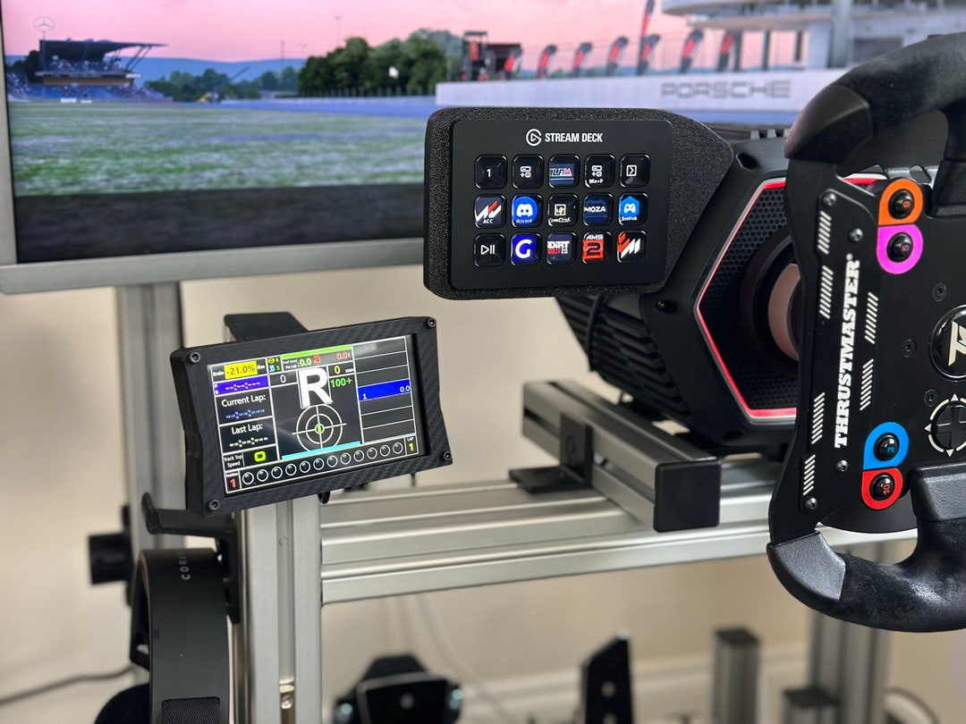 Vocore 5" Sim Racing Touchscreen Enclosure: Aluminum Cockpit Mount - Etsy