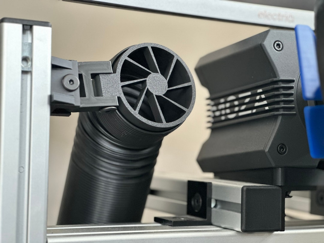 Sim Racing Wind Simulator Shroud: 3" Intake Fan Duct Adapter - Etsy