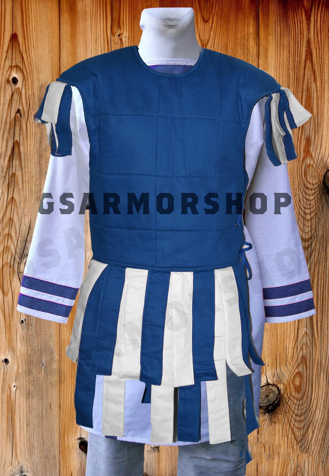 Roman Subarmalis - White Roman Costume, Viking Tunica Dress, Halloween ...