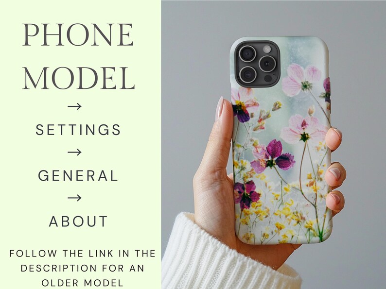 Pressed Flower Phone Case, Floral Spring Cover, Nature Lover Gift - Etsy