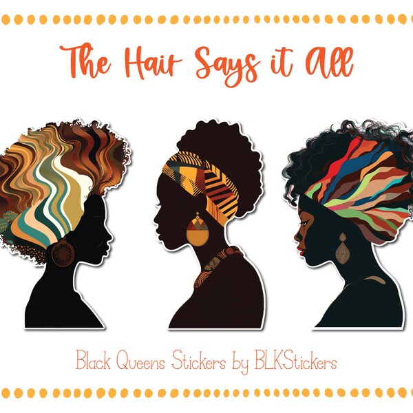 Black People Sticker - Etsy