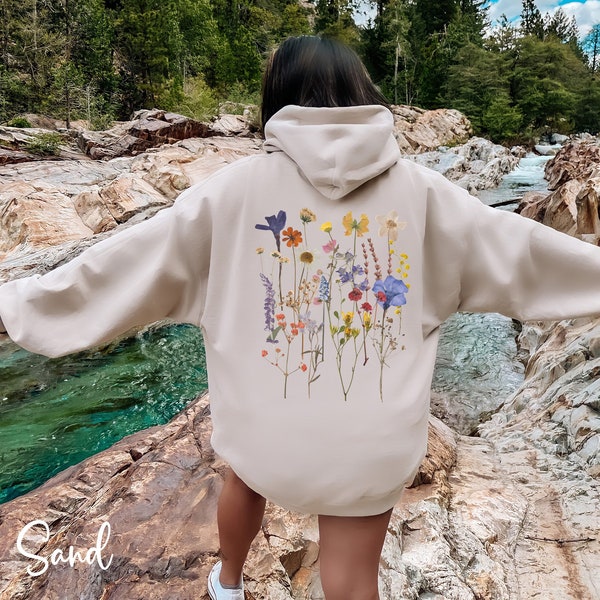 Flower Hoodie - Etsy