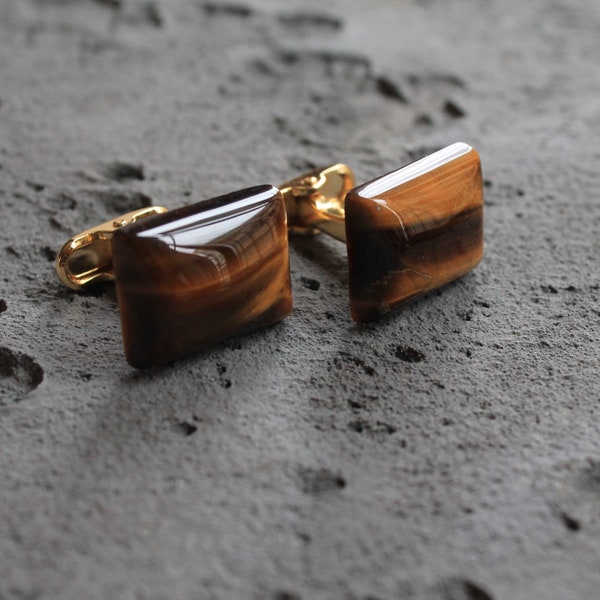 Gemstone Cufflinks - Etsy