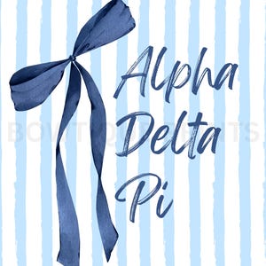 Alpha Delta Pi Wall Art, Sorority Art Prints, Adpi Wall Art, Preppy ...