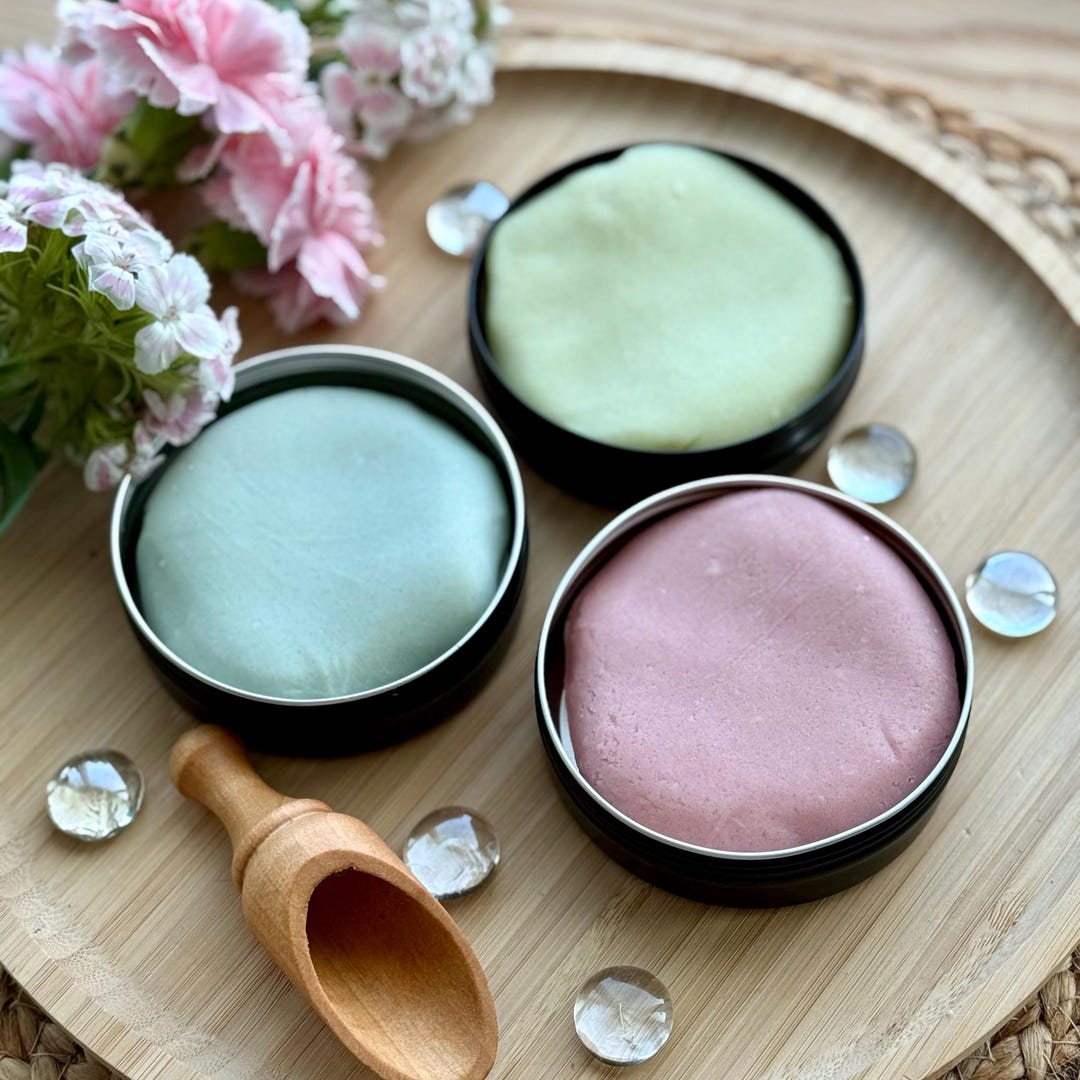 Easter Pastel Play Dough Trio: Taste-safe Sensory Dough in Eco Tins - Etsy