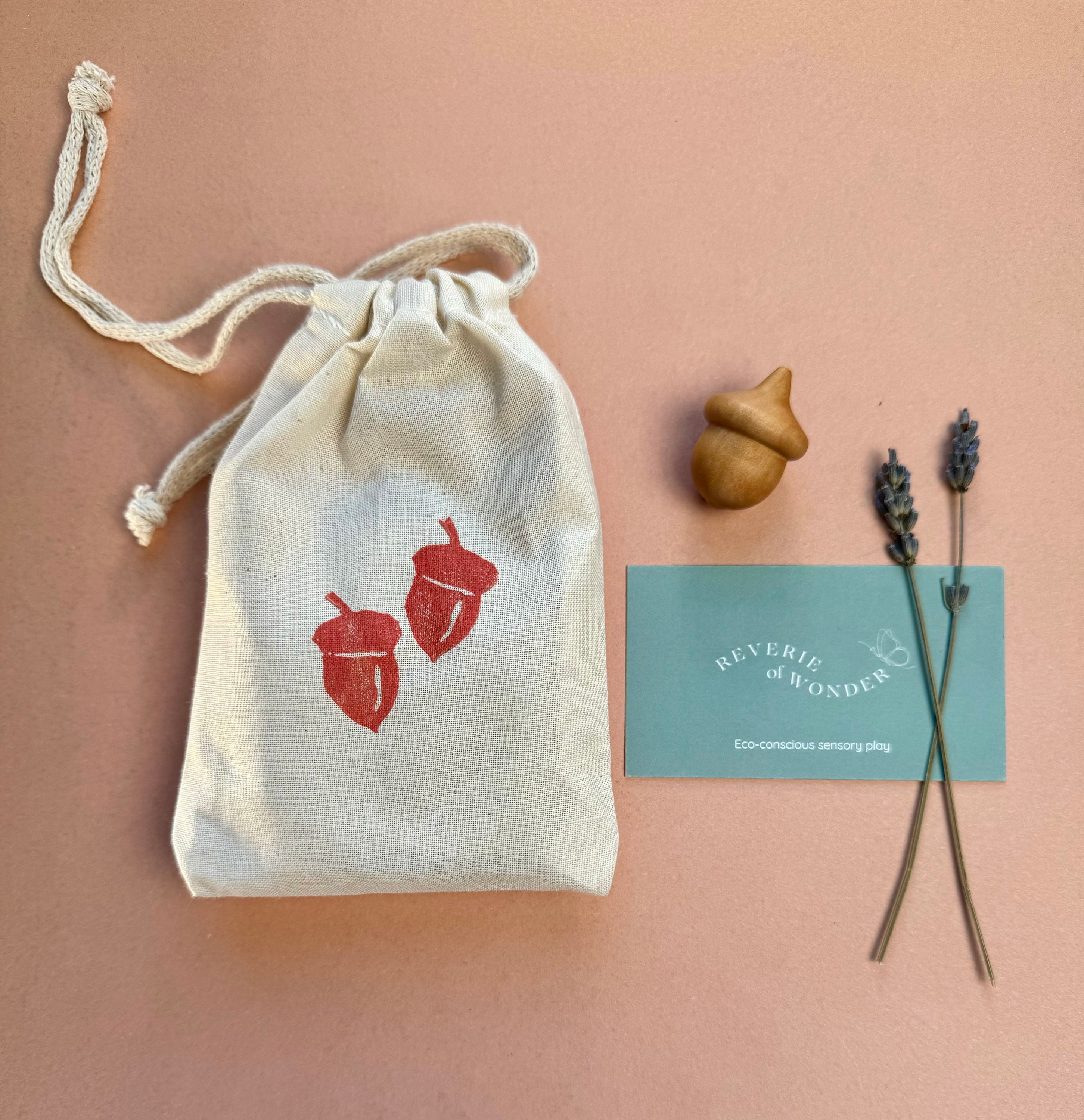 10 Wooden Acorns: Sensory Play, Counting, Loose Parts, Autumn Decor ...