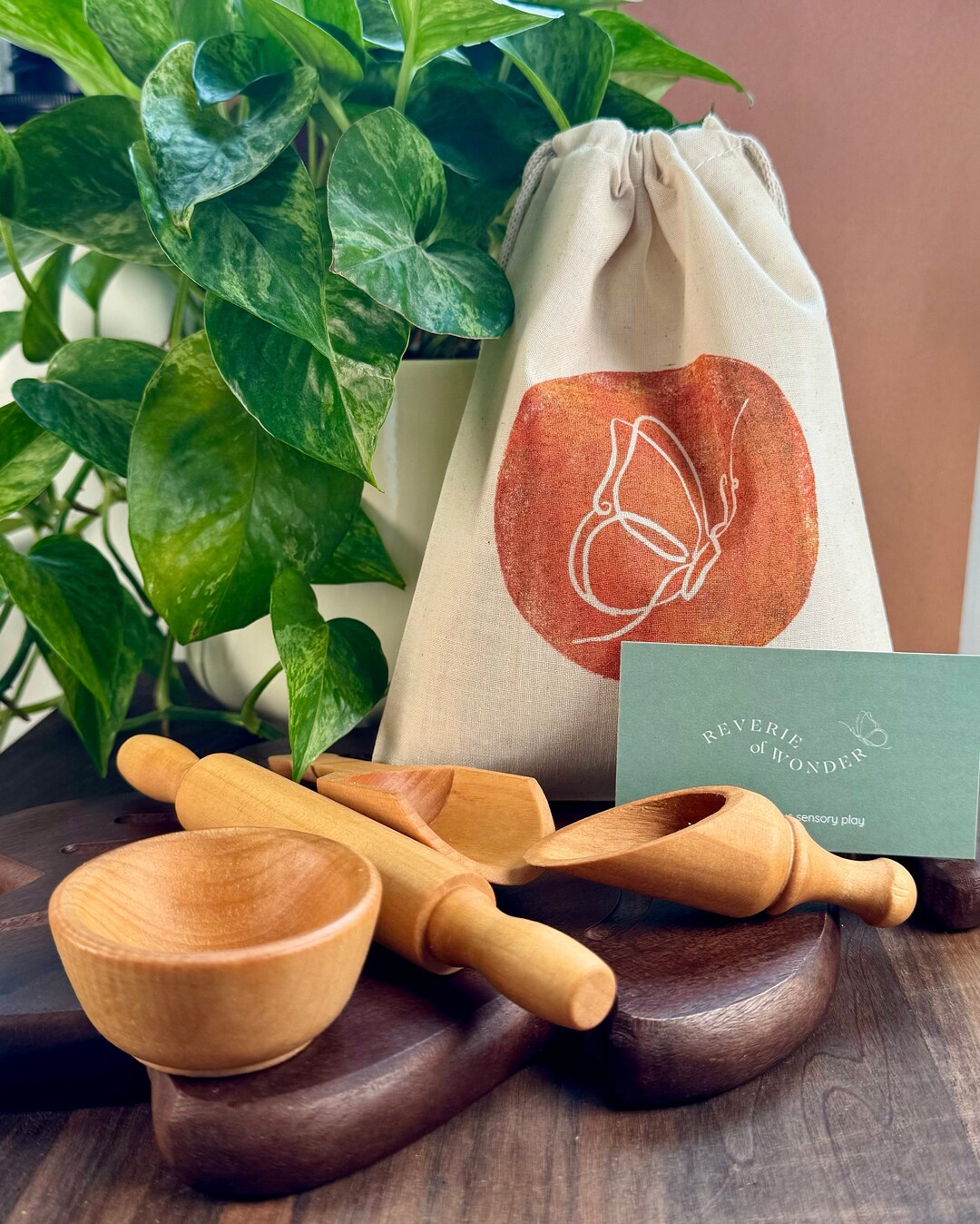 Play Dough Sculpting Essentials: Mini Toolkit, Sustainable Wooden Tools ...