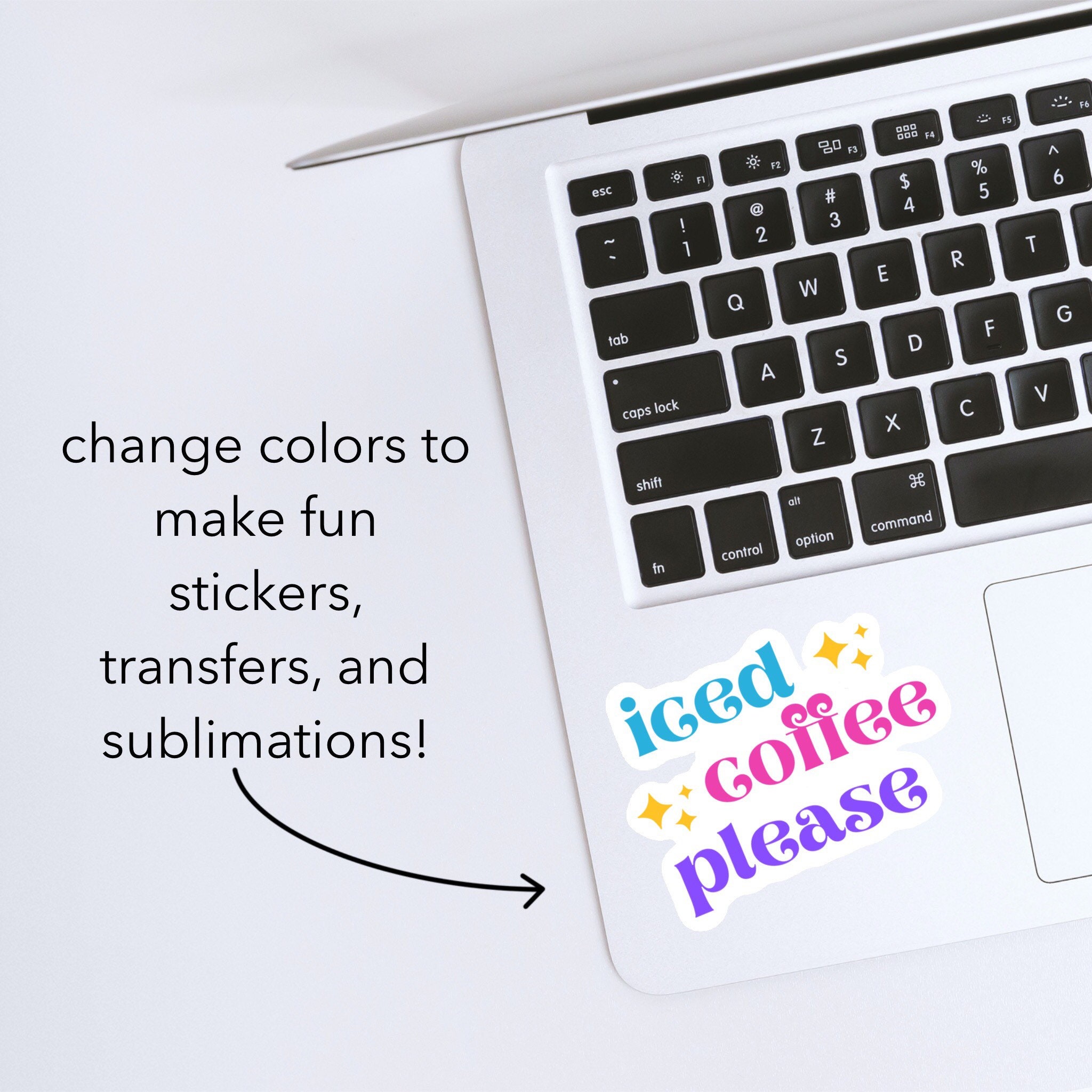 Iced Coffee Please PNG + SVG | Charmingvibesco - Etsy