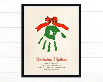 Handprint Poem Christmas - Etsy