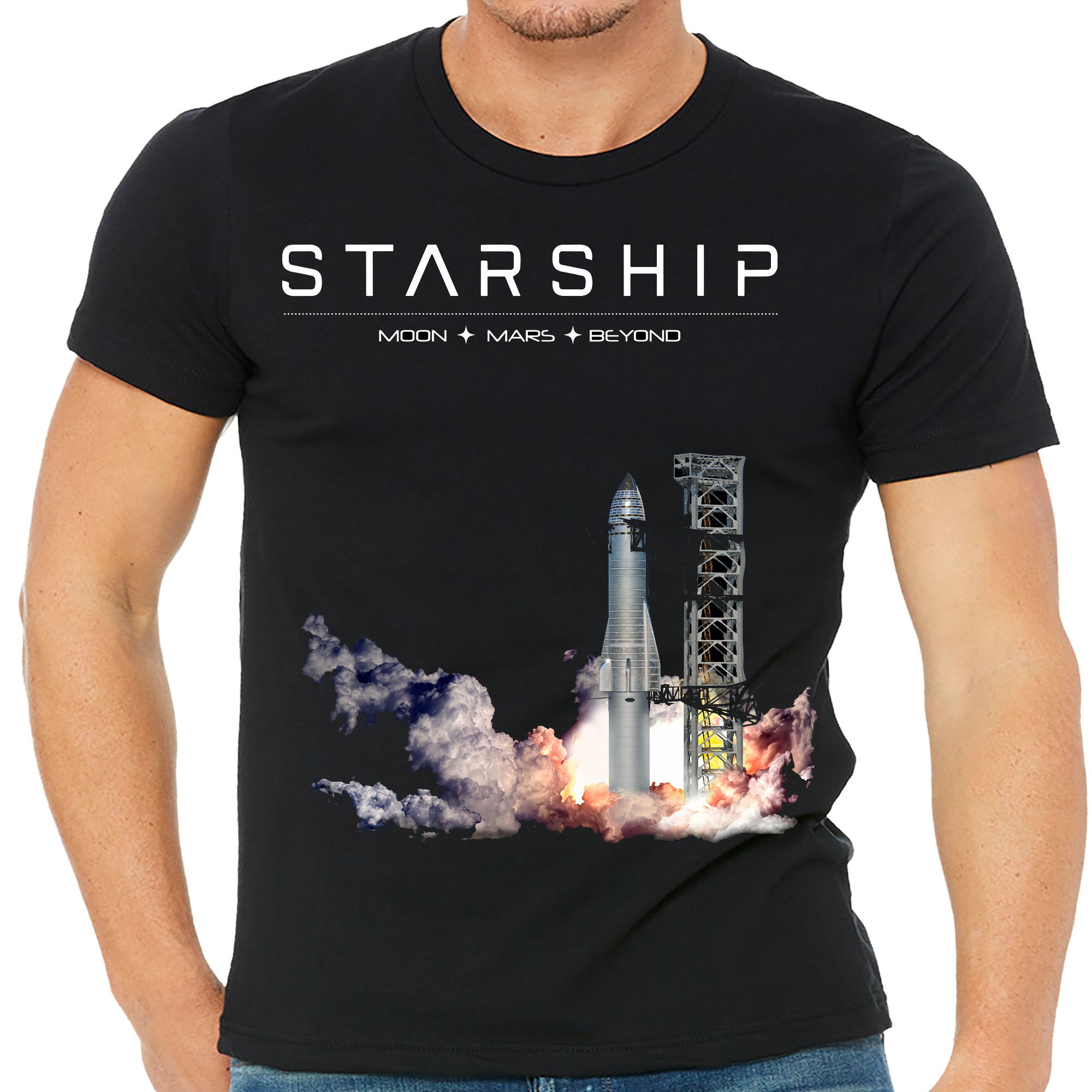 Starship Test Launch Adult Shirt Space Launch Mission Shirt Space Gifts ...