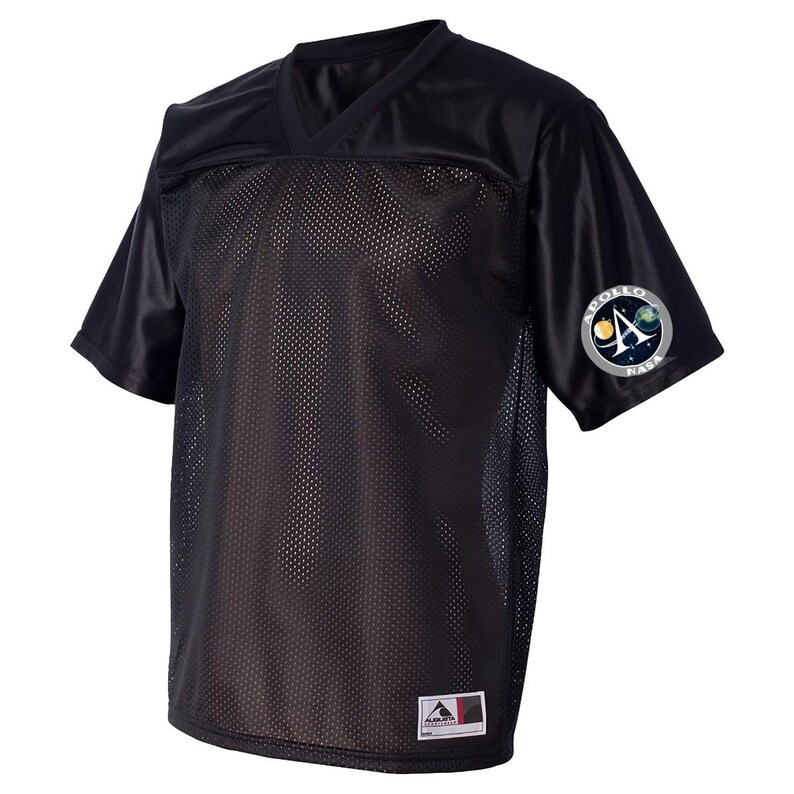 NASA Apollo Program Mission Logos Replica Football Jersey- High-quality ...