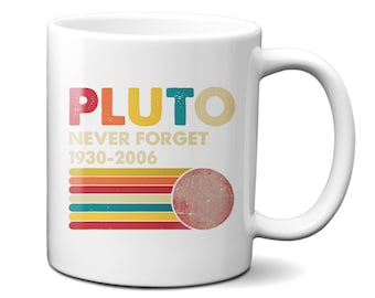Pluto Mug, Gift for Dad, Space Mug, Back in My Day We Had Nine Planets ...