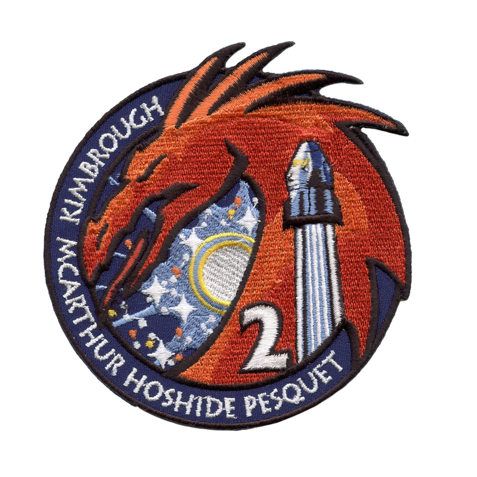 Spacex Crew-2 Patch 3.5 " (sew or Iron On) - Etsy
