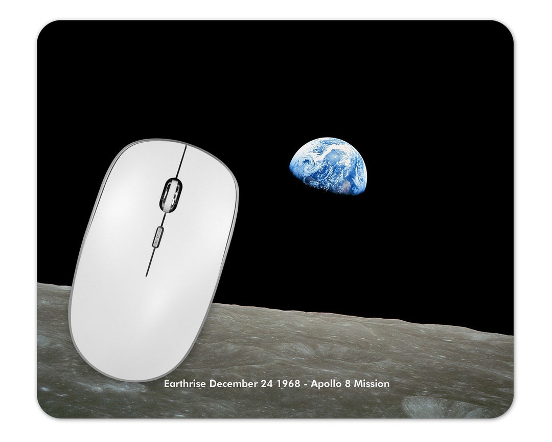 NASA Apollo 8 Earthrise Mouse Pad | Space Exploration | Available in ...
