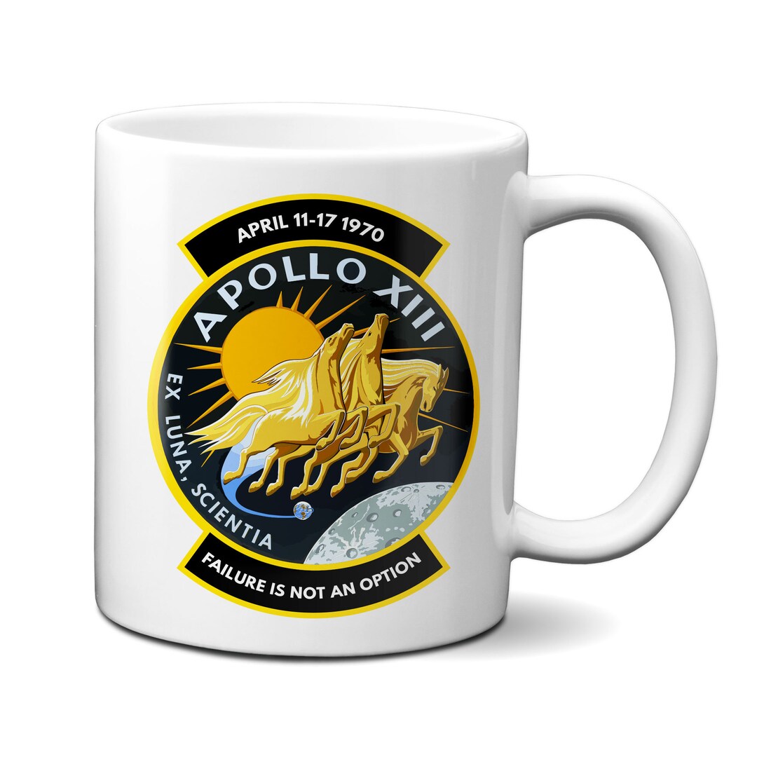 Apollo 13 Failure is Not an Option 11 Oz Mug | NASA Missions | Apollo ...