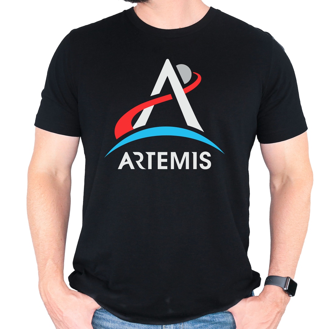 NASA Artemis Program Logo Adult Shirt | Artemis Program | NASA Shirts - Etsy