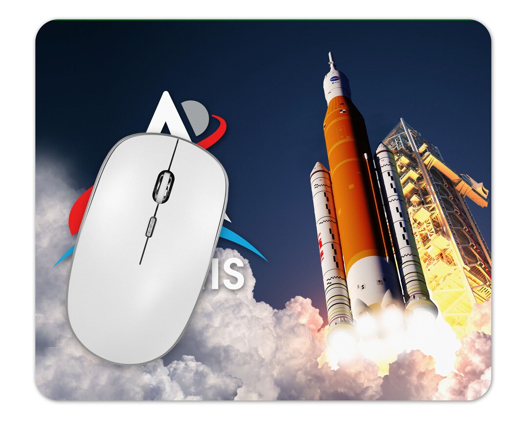 NASA Artemis Launch Mouse Pad | Space Collectible Gift - Etsy