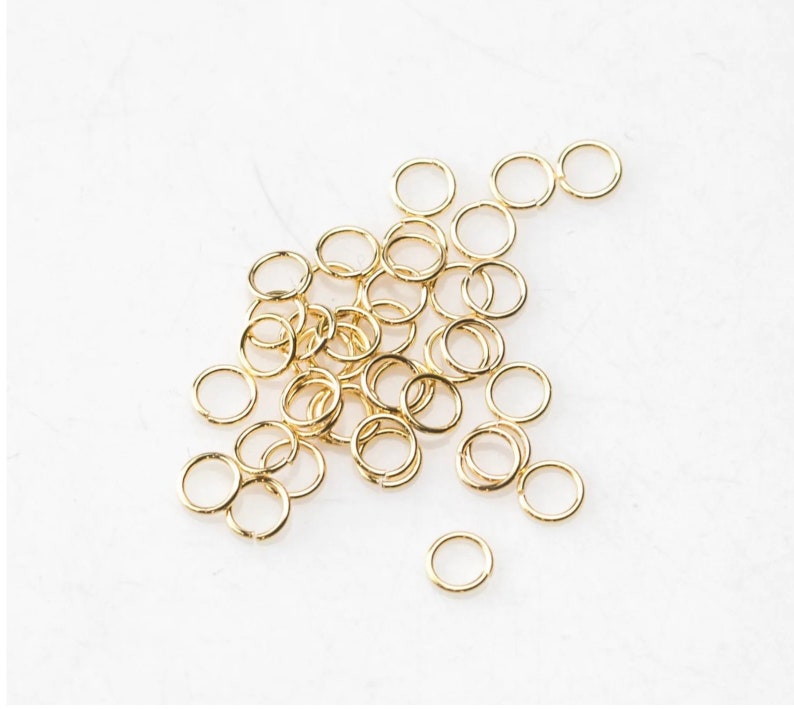 14K Gold Filled Closed Jump Ring L 3mm L 10 Pcs | 24 Gauge L 1/20 14K ...