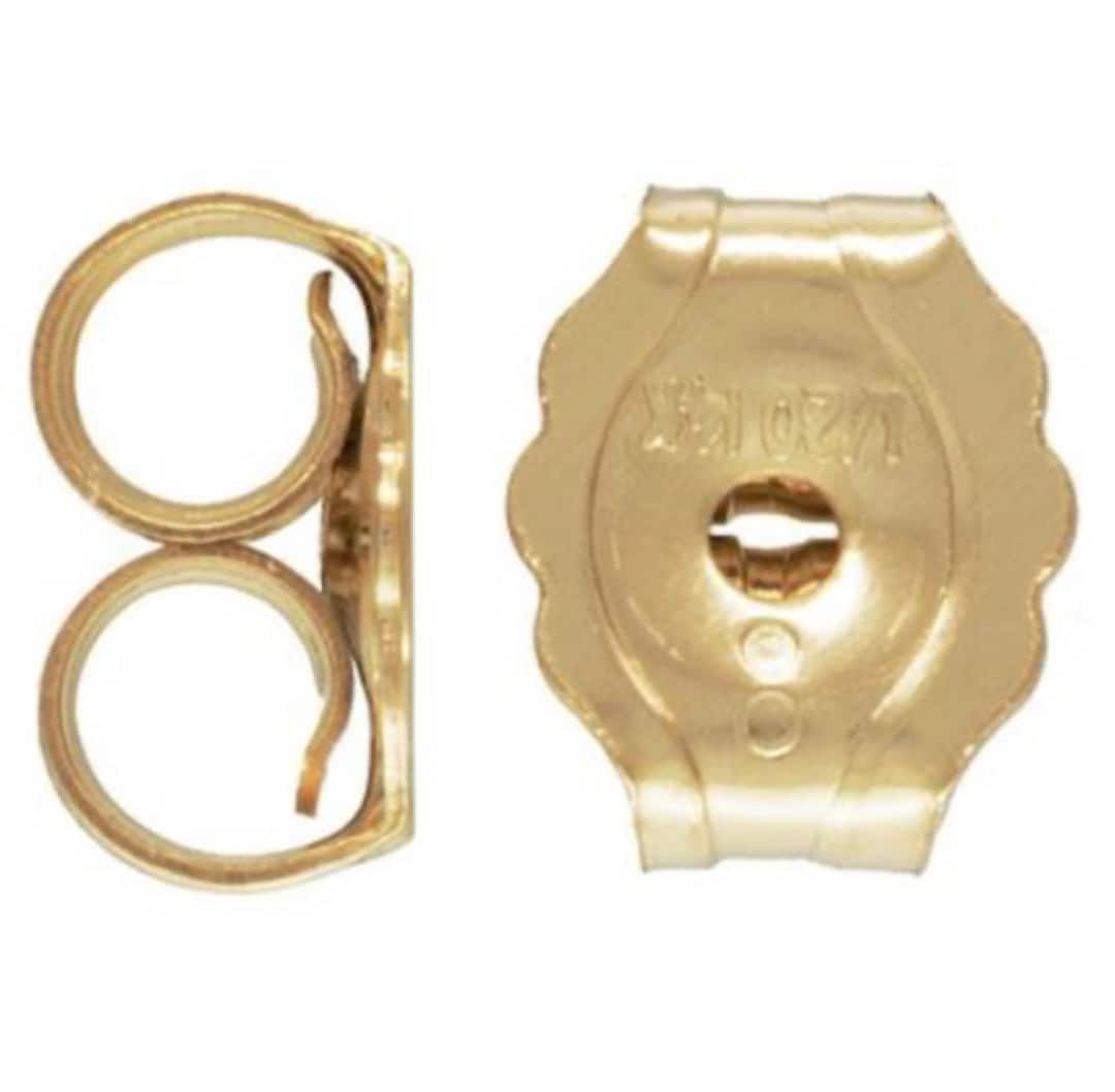 14KGF Ear Nuts | 14K Gold Filled Ear Nuts & Backs | Light Weight | 14K ...