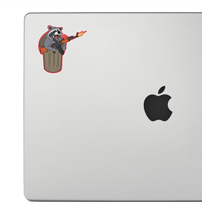 Raccoon Rampage Sticker | Raccoon Stickers | Funny Sticker | Water ...