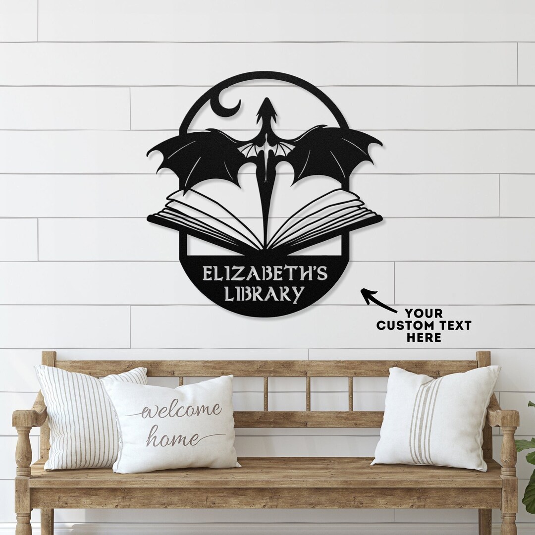 Fourth Wing Decor, Basgiath War College Metal Wall Art, Bookish Gifts ...