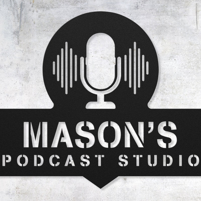 Custom Podcast Sign - Etsy