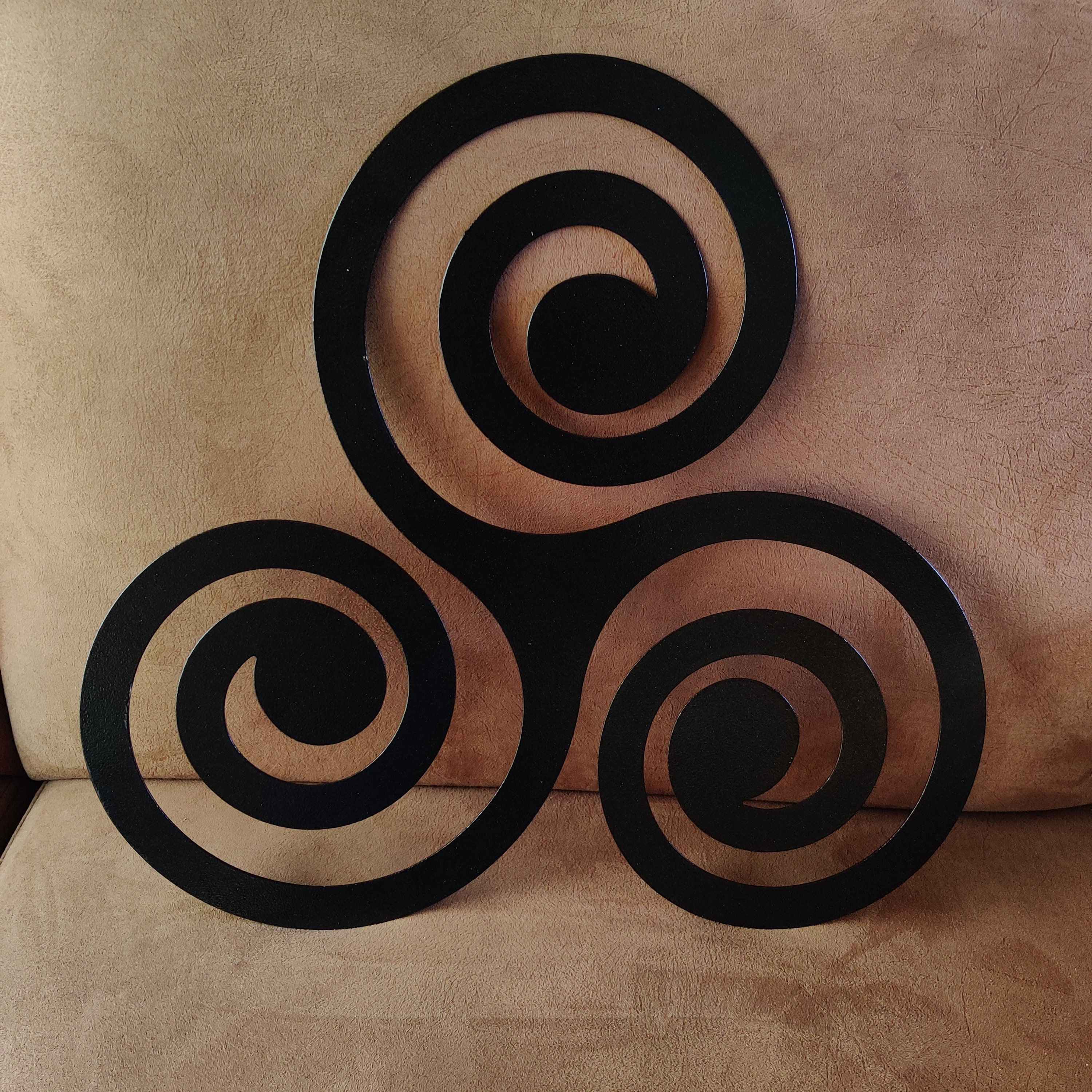 Triskelion Wall Art, Triskele Celtic Wall Decor, Pagan Wall Art, Wiccan ...