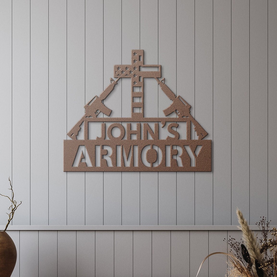 Armory Sign, Gun Sign, Garage Sign Gift for Dad, Ar-15 Wall Art, Custom ...