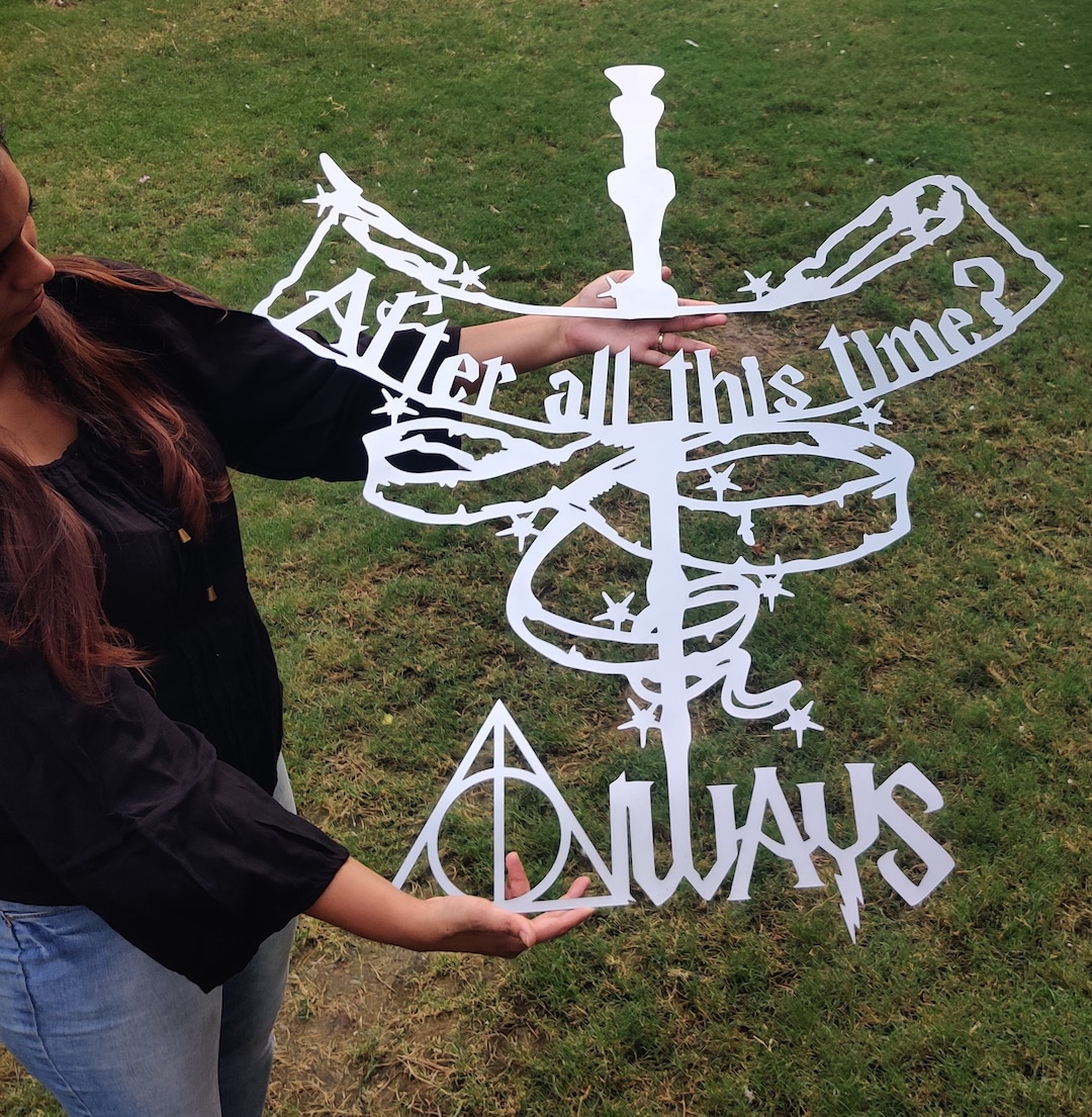 After All This Time? Always Metal Wall Art, Wizard Room Decor ...