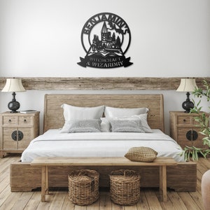 Magic School Wall Art, Wizard Castle Room Decor, Wizards Only No ...