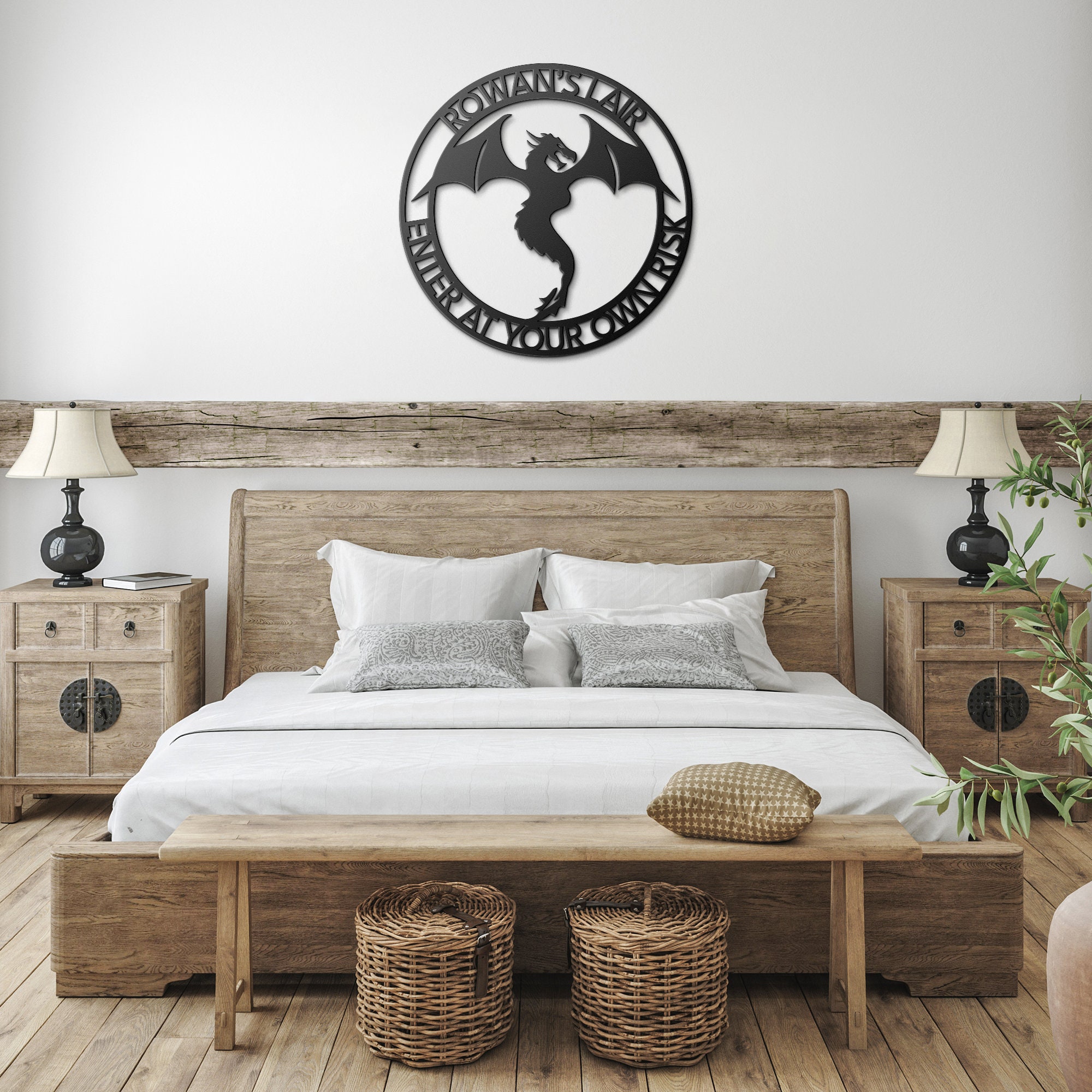 Personalized Dnd Sign, Dungeons and Dragons Welcome Sign, Roll for ...