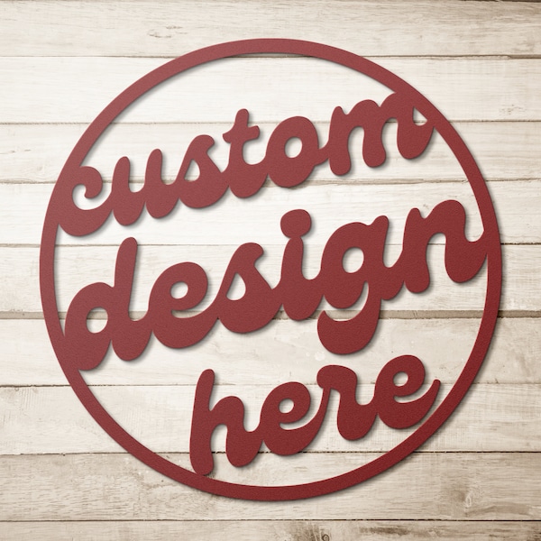 Laser Cut Metal Sign - Etsy