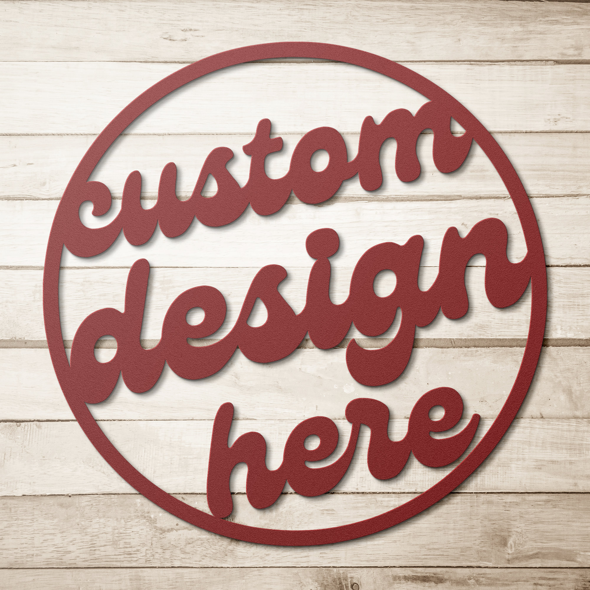 Custom Business Sign, Laser Cut Brand Logo Metal Sign, Large Metal Wall ...