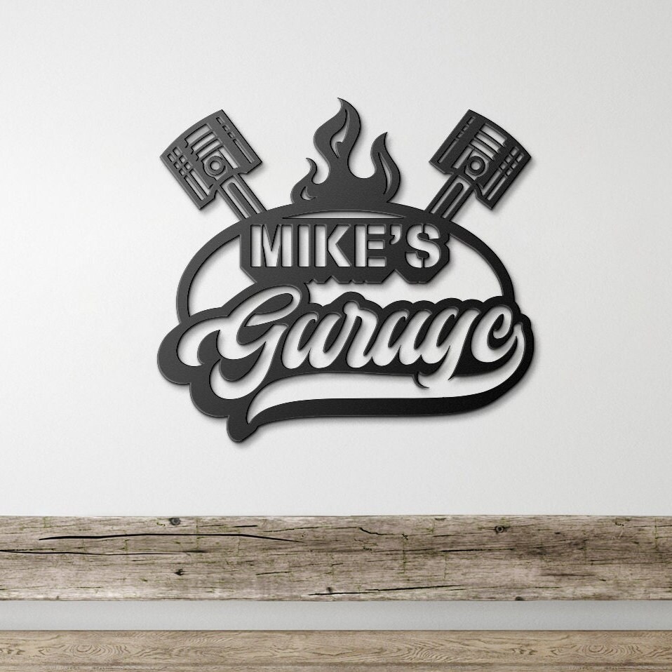 Personalised Garage Sign Retro Garage Decor Vintage Car - Etsy