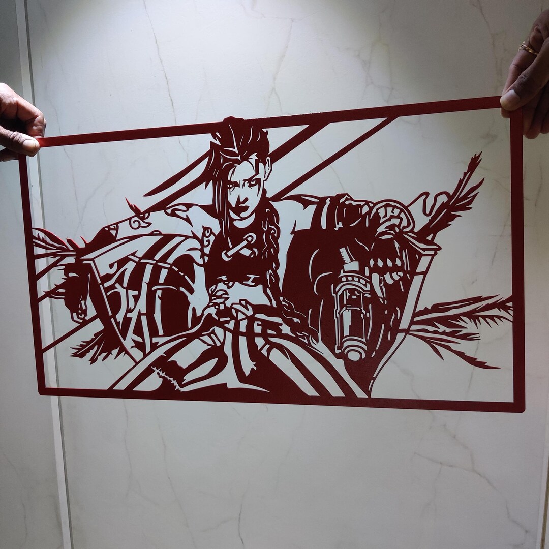 Jinx Metal Wall Art, Gift for Gamer, Game Room Decor, Gaming Gift ...