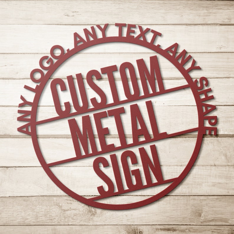 Custom Laser Cut Sign, Sign With Business Name and Logo, Office Decor ...
