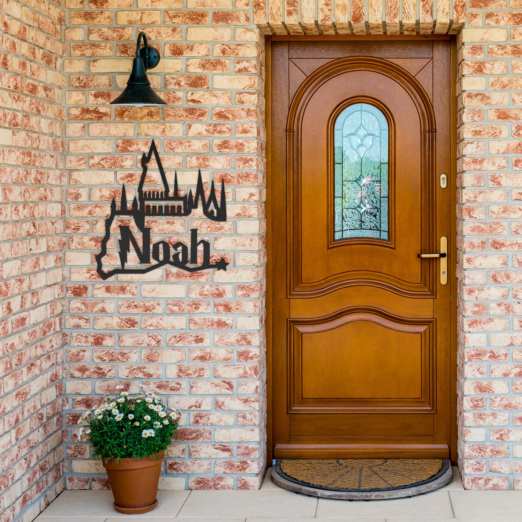 Personalized Wizard Castle Metal Wall Art, Wizards Room Decor, Wizards ...