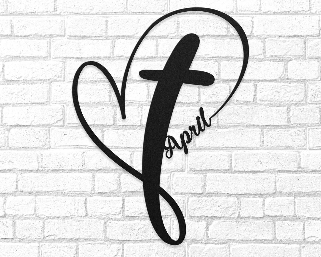 Personalized Cross Metal Sign, Baptism Gift, Christ Jesus Wall Art ...