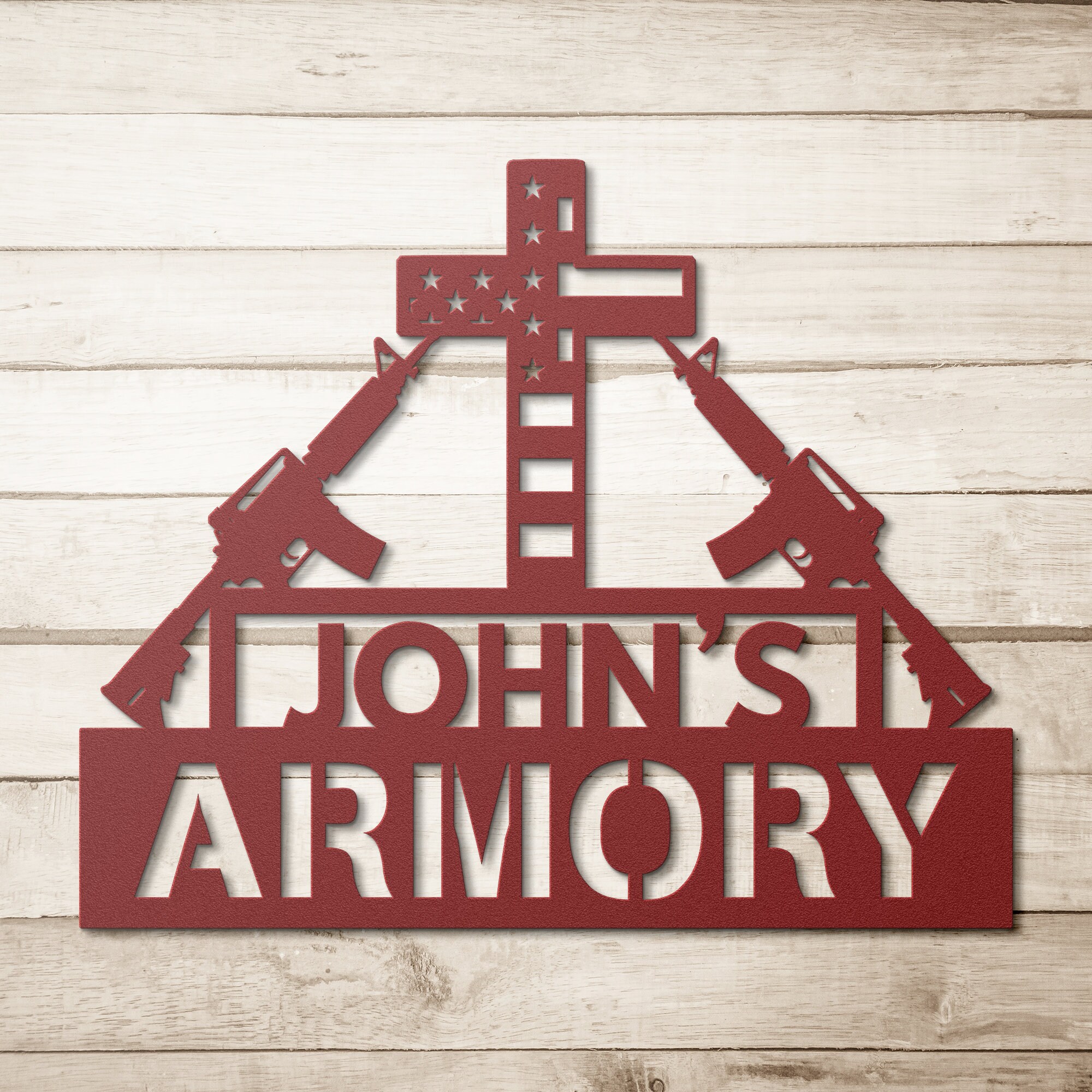 Armory Sign, Gun Sign, Garage Sign Gift for Dad, Ar-15 Wall Art, Custom ...
