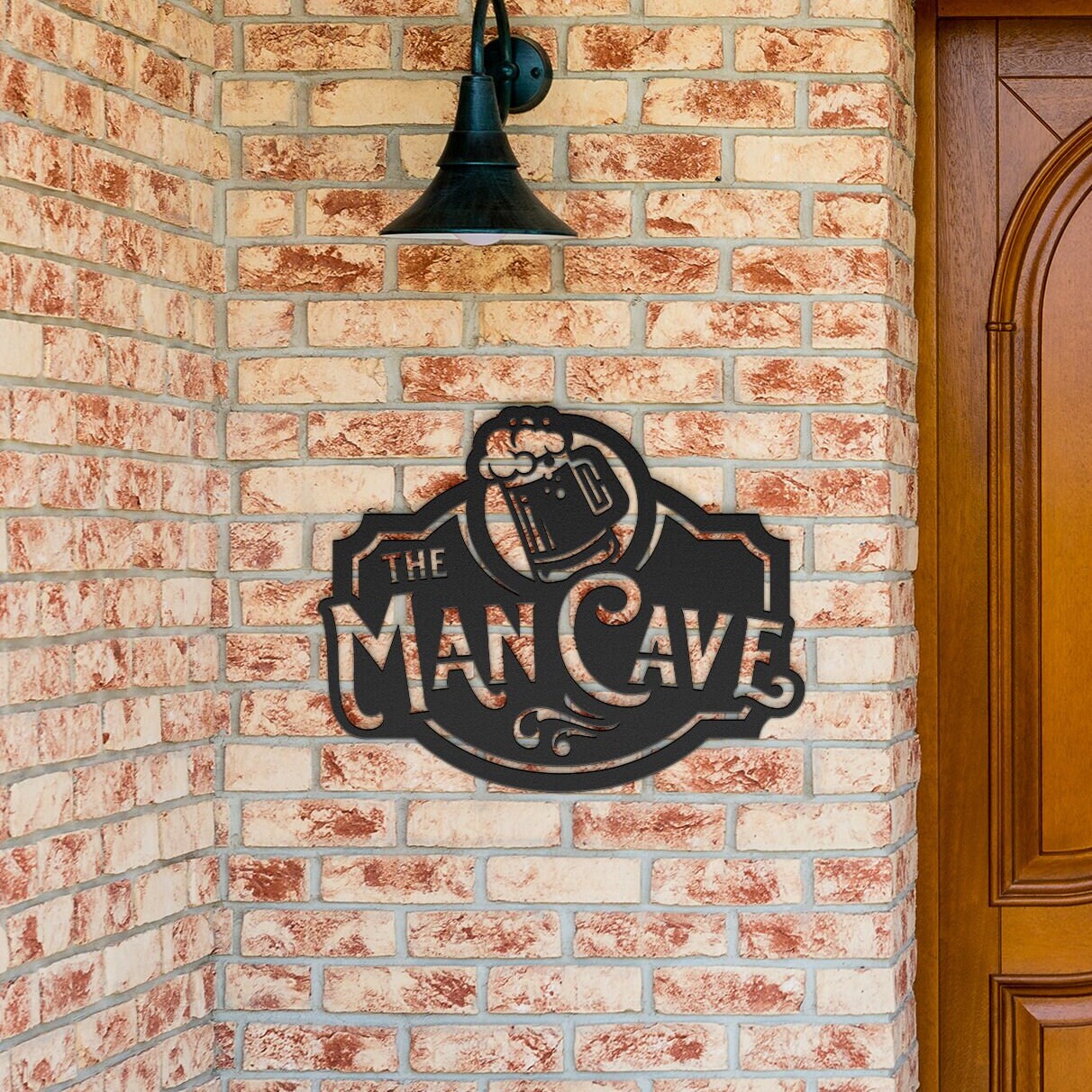 Man Cave Sign, Beer Metal Sign, Personalized Pub Sign, Outdoor Bar Sign ...