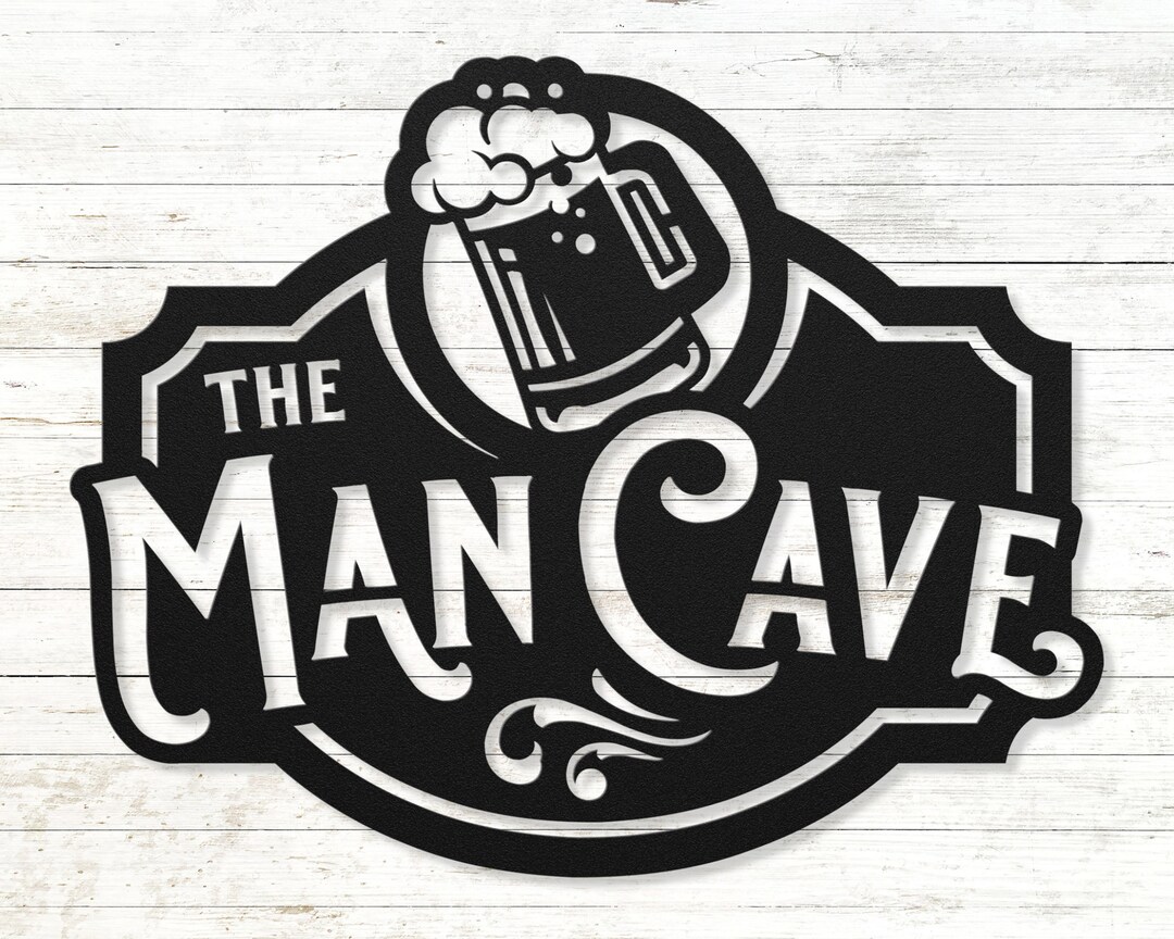 Man Cave Sign, Beer Metal Sign, Personalized Pub Sign, Outdoor Bar Sign ...
