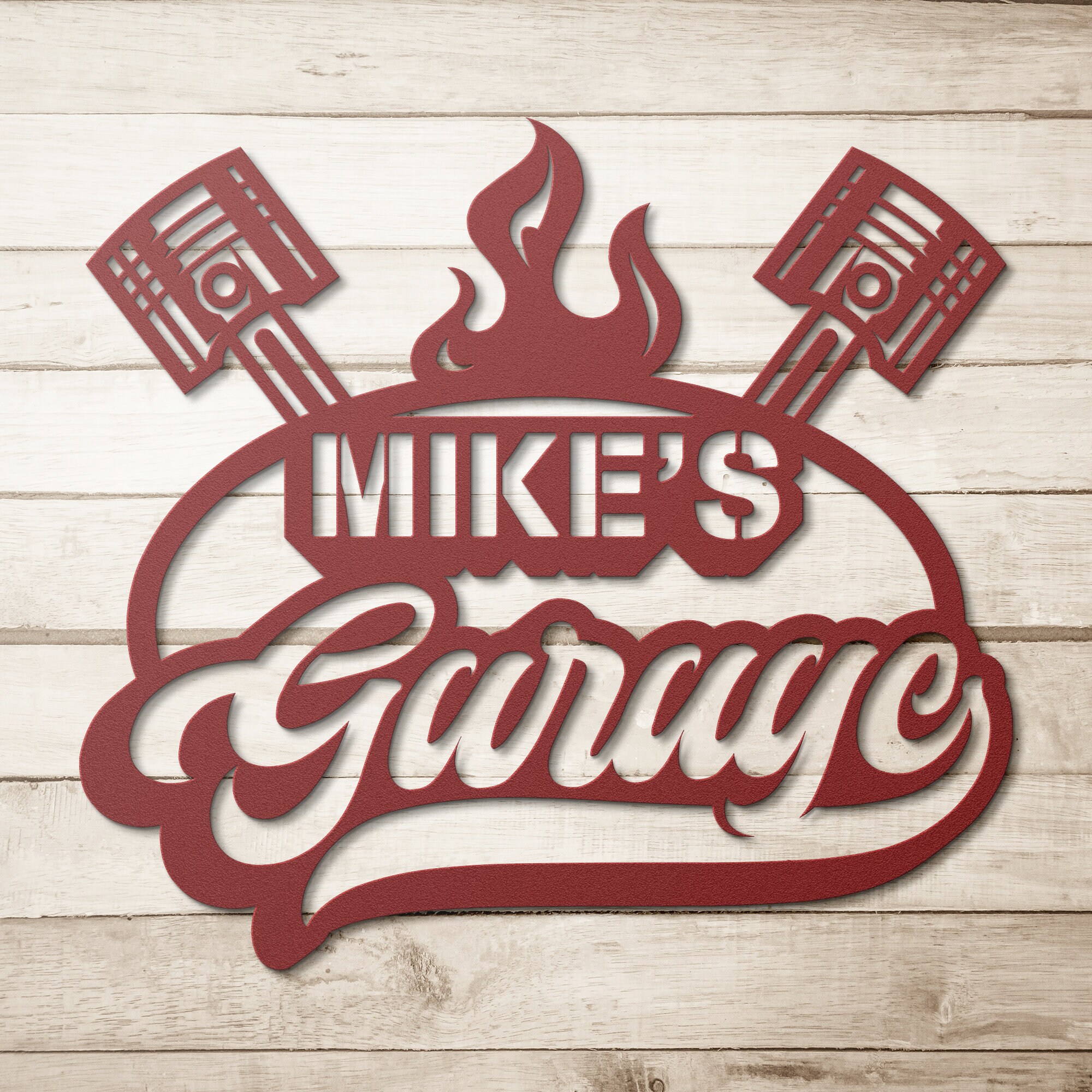 Personalised Garage Sign Retro Garage Decor Vintage Car - Etsy