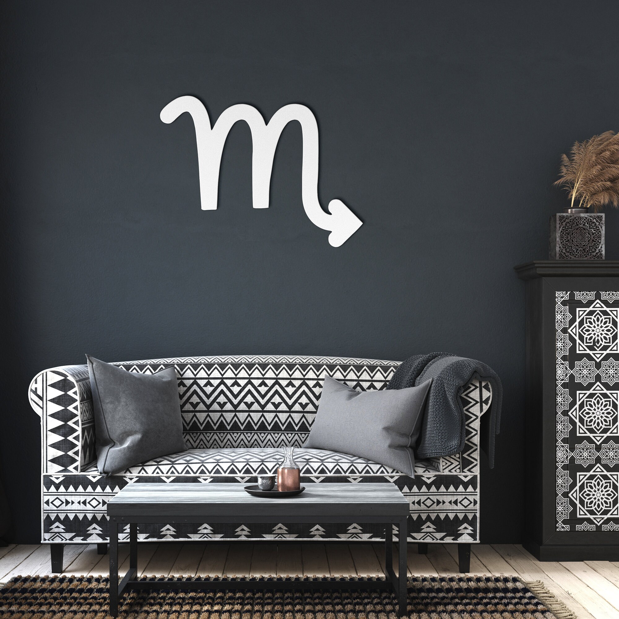 Scorpio Wall Art, Scorpio Sign, Zodiac Horoscope Metal Art, Zodiac Wall ...